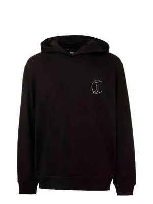 Just Cavalli Logo-patch Hoodie - Black