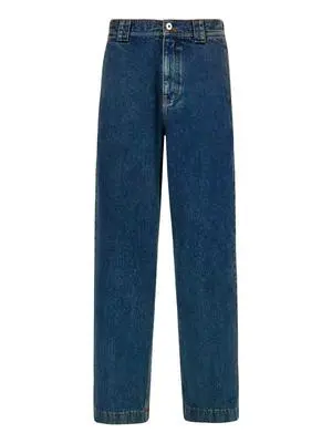 FERRAGAMO Cotton Jeans - Blue