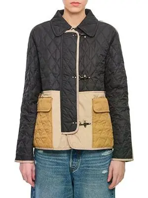 FAY Quilted Jacket - Black