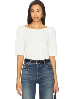 NATION LOS ANGELES Deana Envelope Shirt - Porcelain