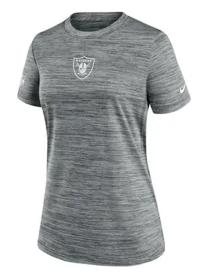 Nike Las Vegas Raiders Sideline Team Issue Velocity Dri-fit Nfl T-shirt - Grey