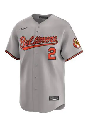 Nike Gunnar Henderson Baltimore Orioles Dri-fit Adv Mlb Limited Jersey - Grey