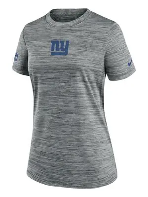 Nike New York Giants Sideline Team Issue Velocity Dri-fit Nfl T-shirt - Grey