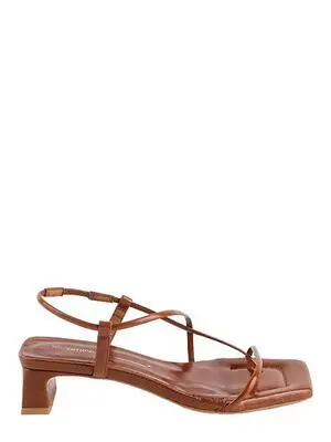 Intentionally Blank Anca Slingback Heels Brown
