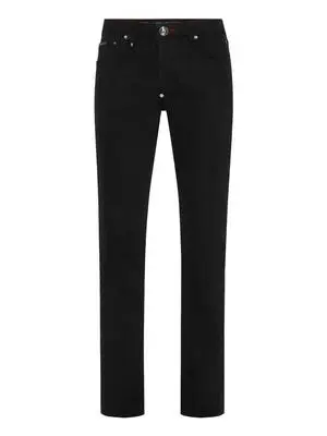 Philipp Plein Straight Leg Jeans - Black