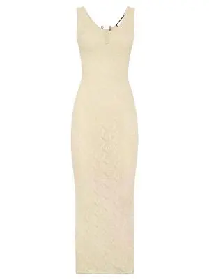 Philipp Plein Monogram Midi Dress - Neutrals