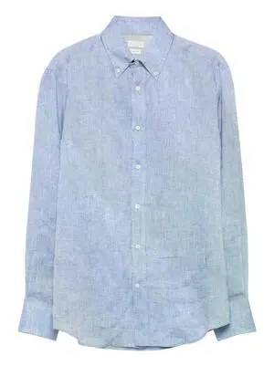 Brunello Cucinelli Linen Shirt - Blue