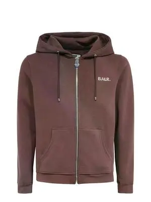 BALR. Logo-Print Zip Up Hoodie