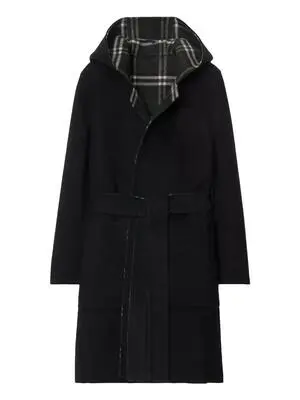 Burberry Reversible Belted Coat - Black