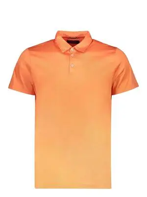 MOORER Pachino Cotton Polo Shirt - Orange