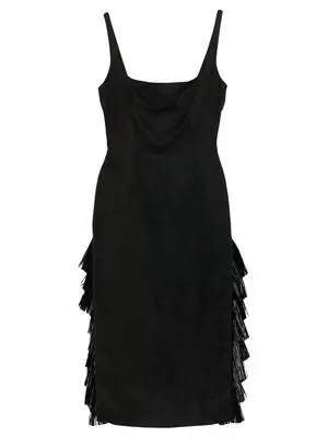 16Arlington Santina Midi Dress - Black