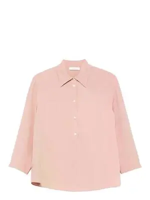 SLOWEAR Silk-blend Shirt - Pink