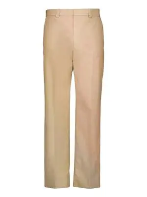 Gucci Cotton Poplin Trousers - Neutrals