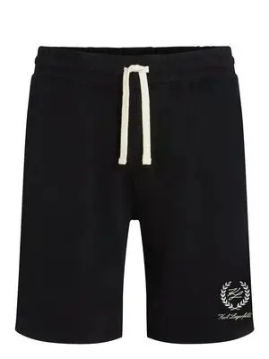 KARL LAGERFELD Logo-Embroidered Track Shorts