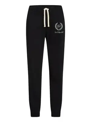 Karl Lagerfeld Elasticated-cuff Track Pants - Black