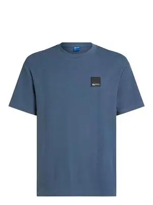 Karl Lagerfeld Waffle T-shirt - Blue