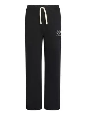 Karl Lagerfeld Logo-embroidered Track Pants - Black