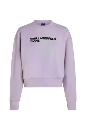 Karl Lagerfeld Logo-print Sweatshirt - Purple