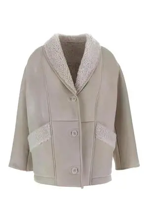 SALVATORE SANTORO Shearling Jacket - Neutrals