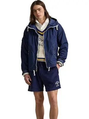 Ralph Lauren 6-inch Embroidered Terry Track Short - Newport Navy