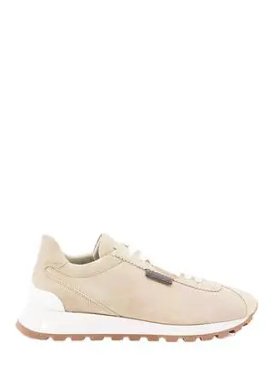 Brunello Cucinelli Suede Sneakers - Neutrals