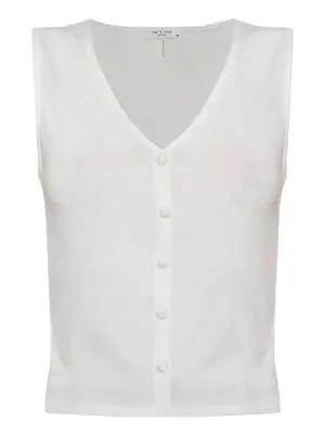 Rag & Bone Jackie Vest - White