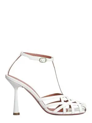 CASTAGNA 100mm Lidia Sandals - White