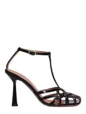 CASTAGNA 100mm Lidia Sandals - Black