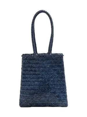 LIFFNER Flat Leather Basket Bag
