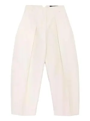 Jacquemus Le Pantalon Ovalo Trousers - Neutrals