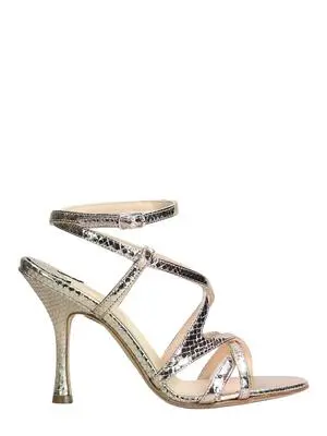 ANNA F. 105mm Leather Sandals
