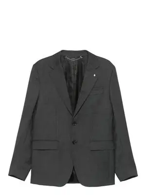 BILLIONAIRE Wool Blazer - Black