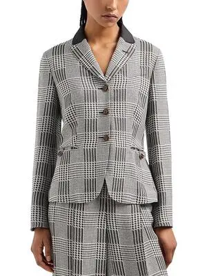 EMPORIO ARMANI Checkered Blazer