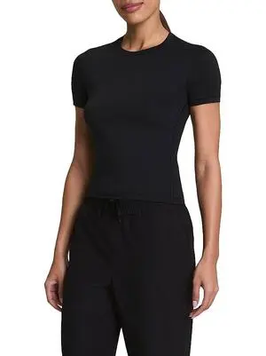 Spanx Bare Naked Bicep Tee - Very Black