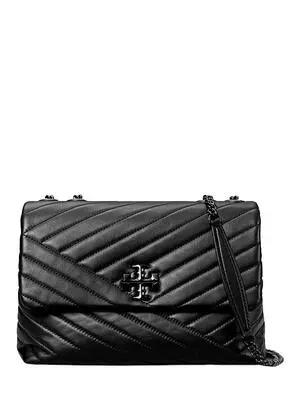 TORY BURCH Kira Chevron Powder Coated Convertible Shoulder Bag