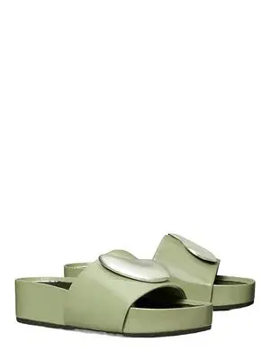 Tory Burch Patos Platform Sandals - Light Jade