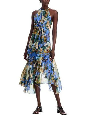 Kobi Halperin Emery Dress - Sky Blue Mutli
