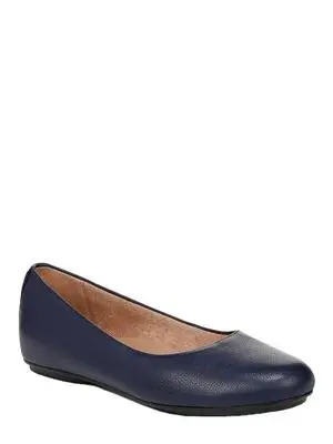 Naturalizer Maxwell Leather Flat Midnight Blue