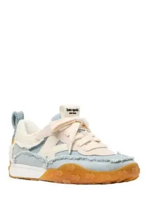 Kate Spade New York K As In Kate Sneaker - Light Denim/ Cream Multi