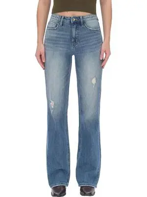 BAYEAS High-Rise Bootcut Jeans