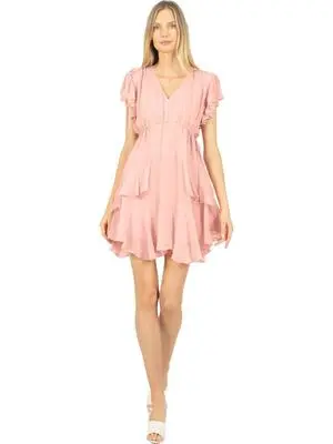 SECRET PON-PON Thea Dress - Peach