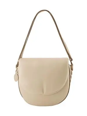Stella McCartney Alter Mat Flap Bag - Beige