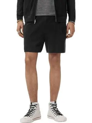 John Varvatos Marvin Mesh Sweater Shorts - Black