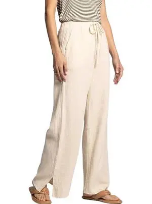 THREAD & SUPPLY Verna Wide-leg Pants - Bone