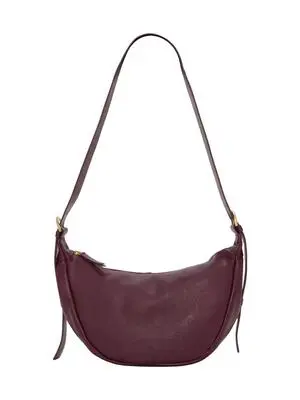 Vince Camuto Jenna Leather Crossbody Bag - Dark Pink