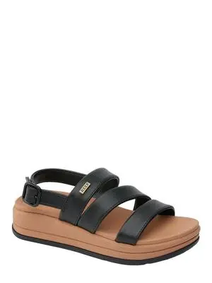 Reef Aura Escape Slingback Sandal Black/ Tan