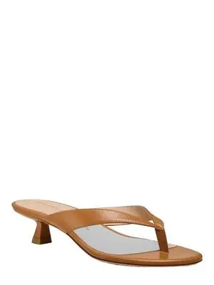 STUART WEITZMAN Rio Kitten Heel Sandal Macchiato