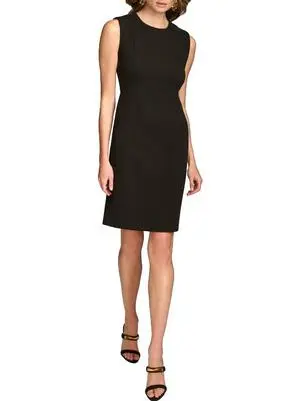 Donna Karan New York Sleeveless Cocktail Dress - Black