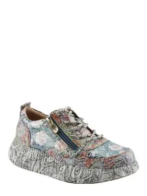 SPRING STEP SHOES Motion Platform Sneaker - Grey Multi