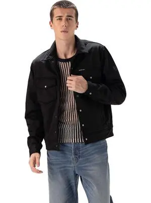 MEMBERS ONLY Soft Shell Shirt Jacket - Black